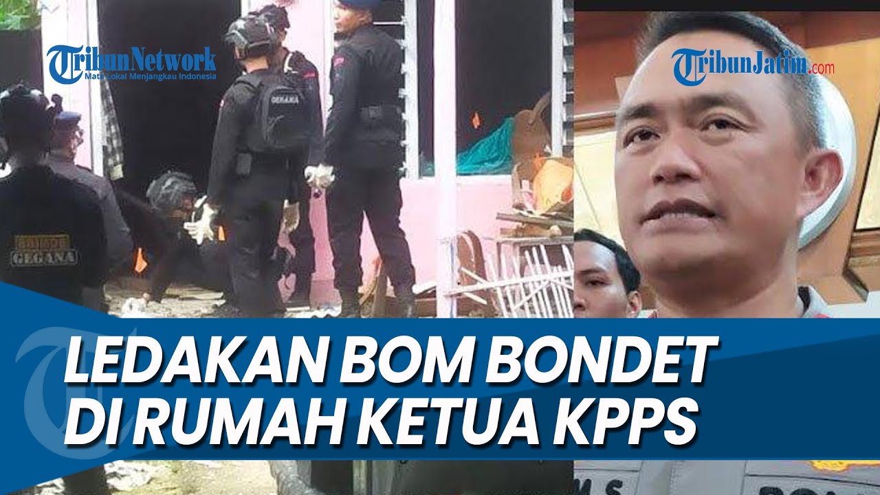 RESPON KAPOLDA JATIM, Atas Ledakan Bom Bondet di Rumah Ketua KPPS Pamekasan - YouTube