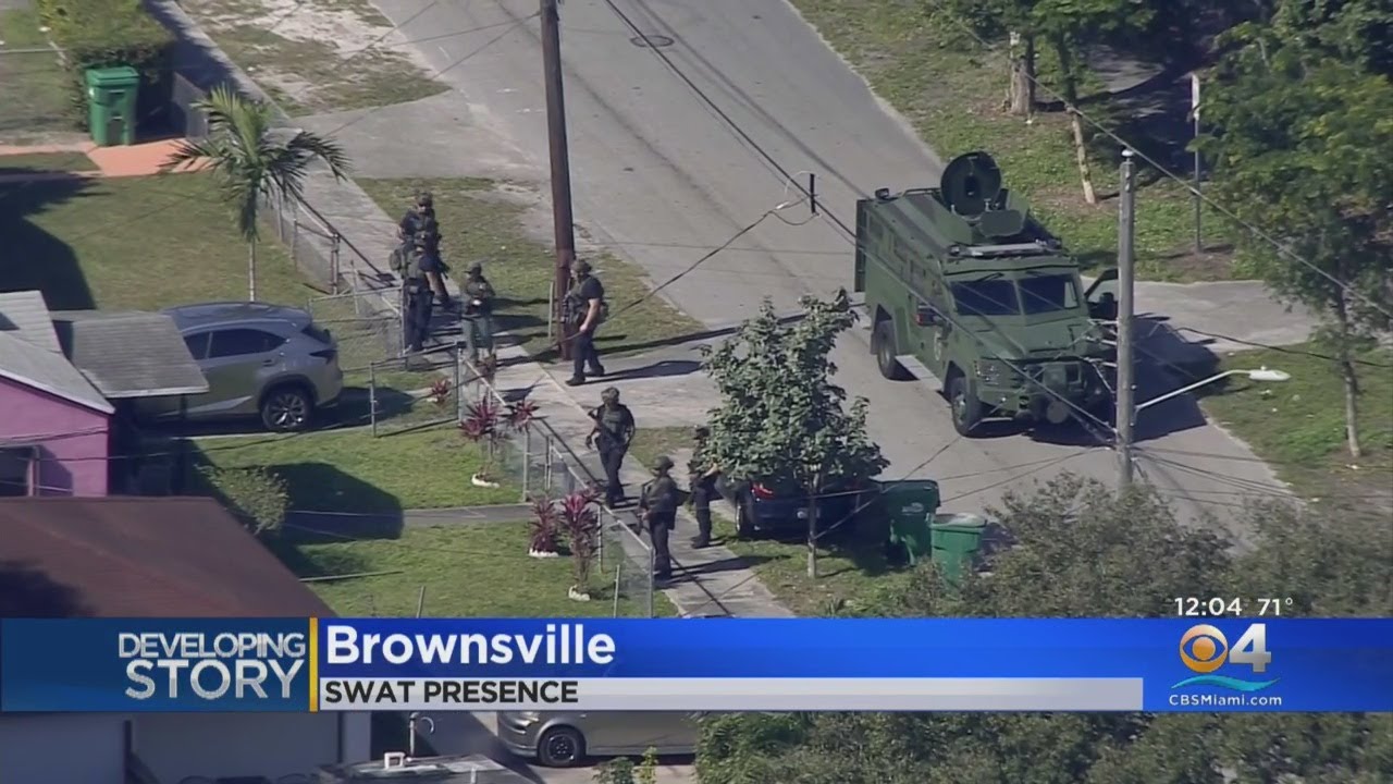 Miami-Dade SWAT Called In During Search - YouTube