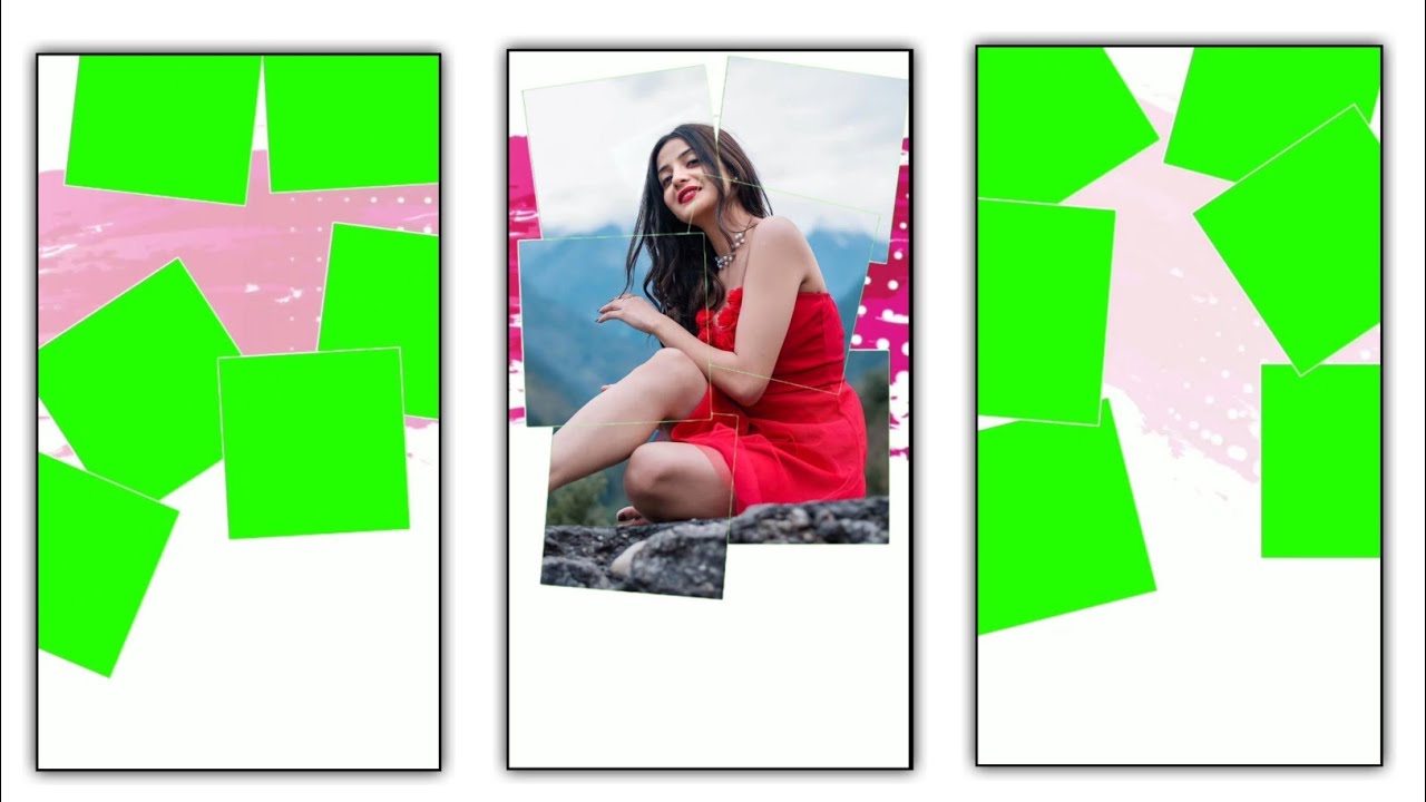 Green screen Template Video ll Full Screen Lighting Effects Templates ...