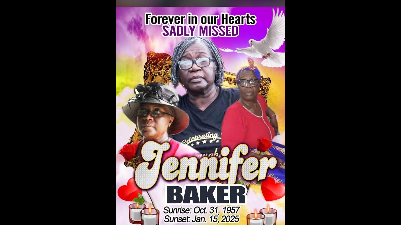 Nine night for Jennifer Baker - YouTube