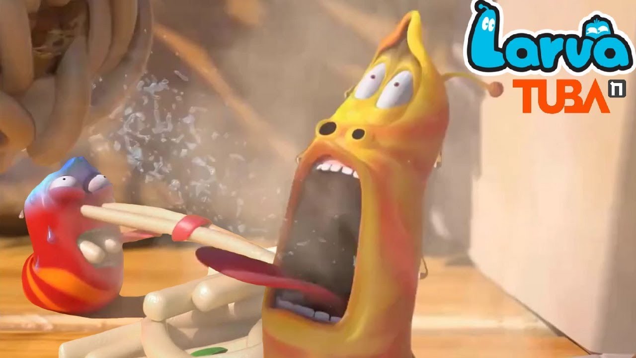 Larva Cartoon Full Movie 2018 | Cup noodle - Untidy Sleeper | Larva ...