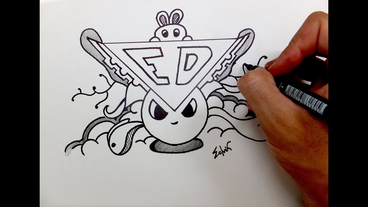 How I Draw a Random Doodle (Speed Edit) - YouTube