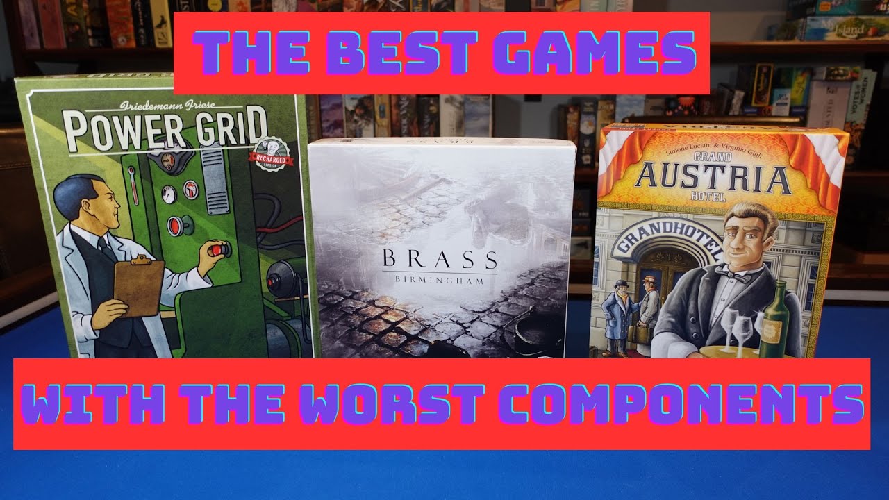 The Best Board Games with the WORST Components - YouTube