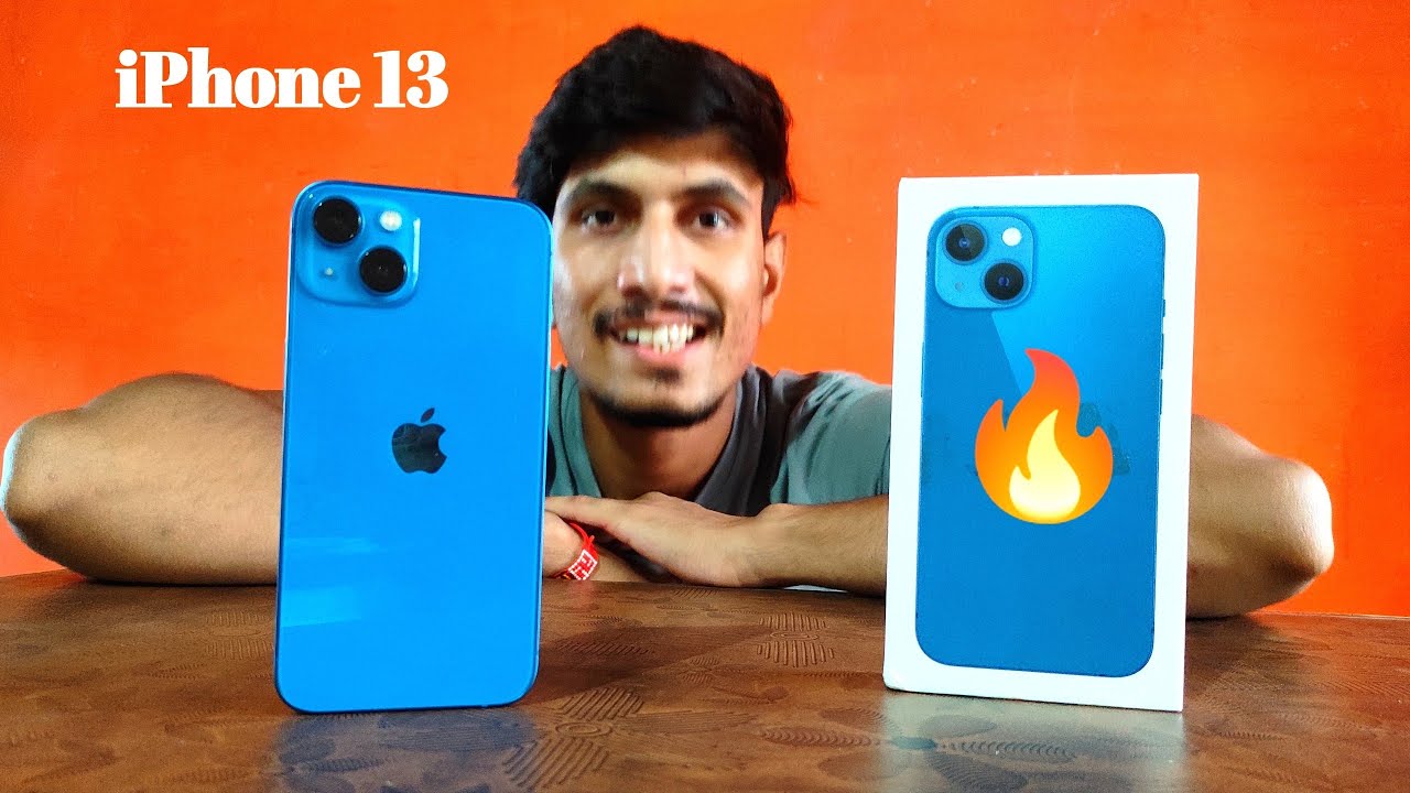 iPhone 13 blue colour unboxing after one year ago | i phone 13 look and ...