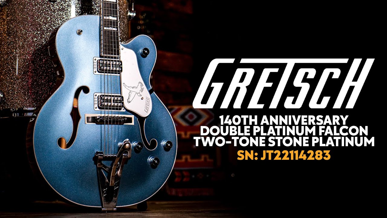 Peach Picks! Gretsch G6136T-140 LTD 140th Double Platinum Falcon | SN ...