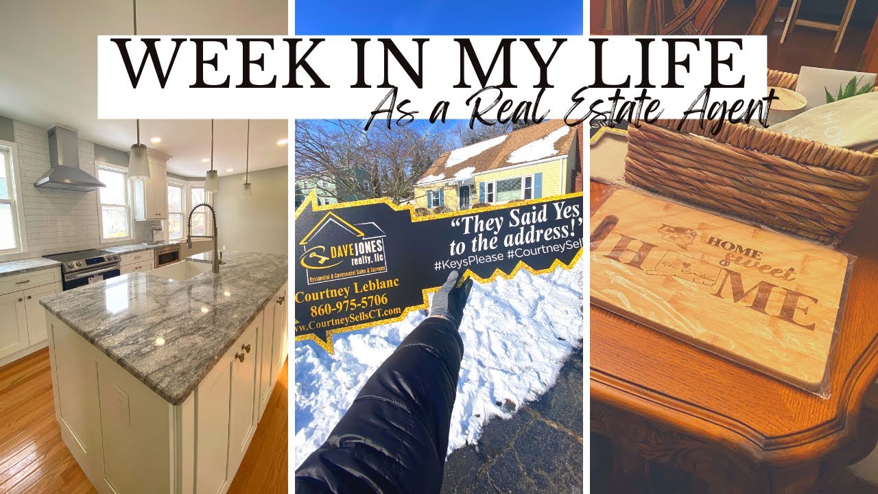 WEEK IN THE LIFE OF A BUSY REAL ESTATE AGENT | Closings | Showings ...