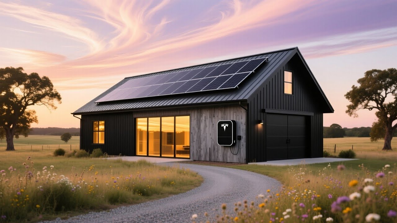 Solar Smart Barndominium Design - Modern Off-Grid Barndo Home Plans ...