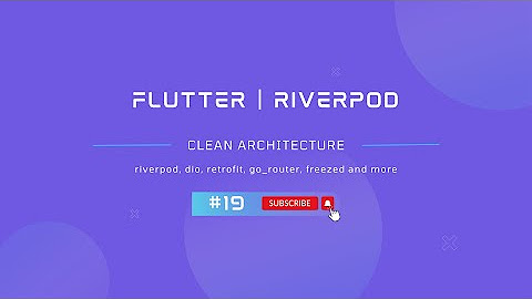 Flutter Clean Architecture - Riverpod - YouTube