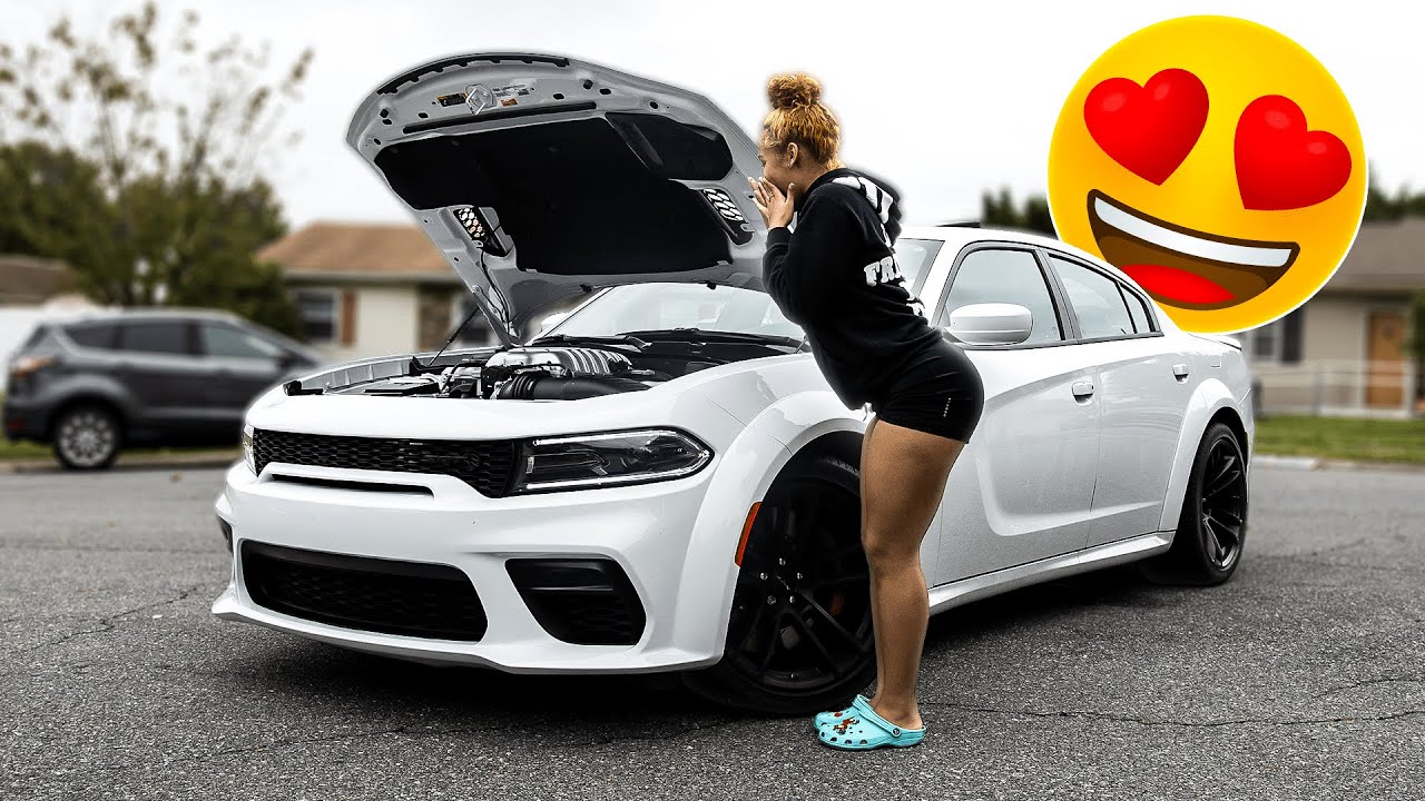 THEIR REACTION TO MY NEW WIDEBODY HELLCAT.. - YouTube