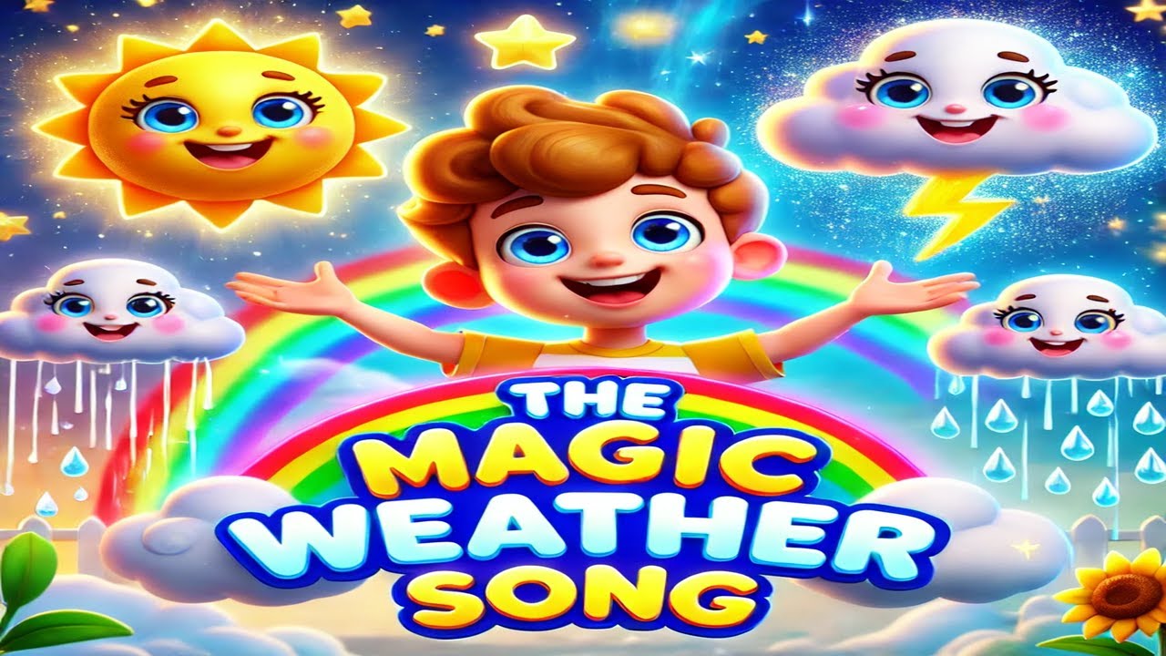 The Magic Weather Song(Learn Colors Song) | Nursery Rhymes & Kids Songs ...