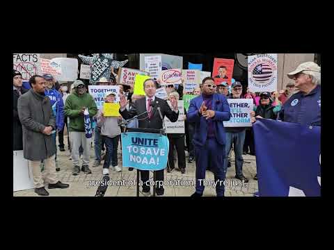At NOAA Rally, Rep. Jamie Raskin Says the Attack on Democracy is an ...