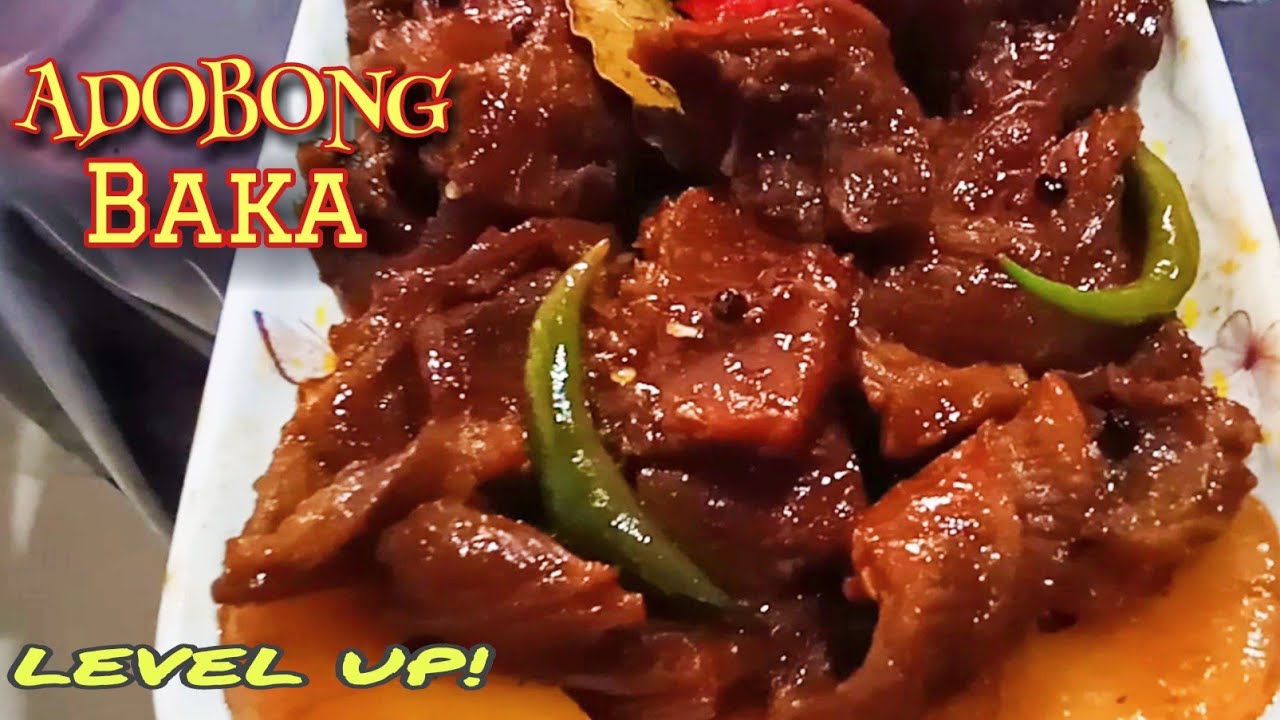 LEVEL-UP ADOBONG BAKA || Beef Adobo Recipe - Kusina ni Liam - YouTube