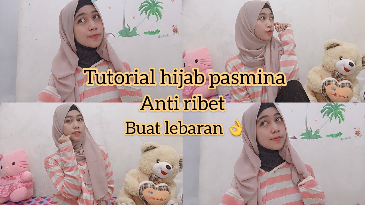 TUTORIAL HIJAB PASHMINA ANTI RIBET COCOK BUAT LEBARAN|| Ayudiana - YouTube