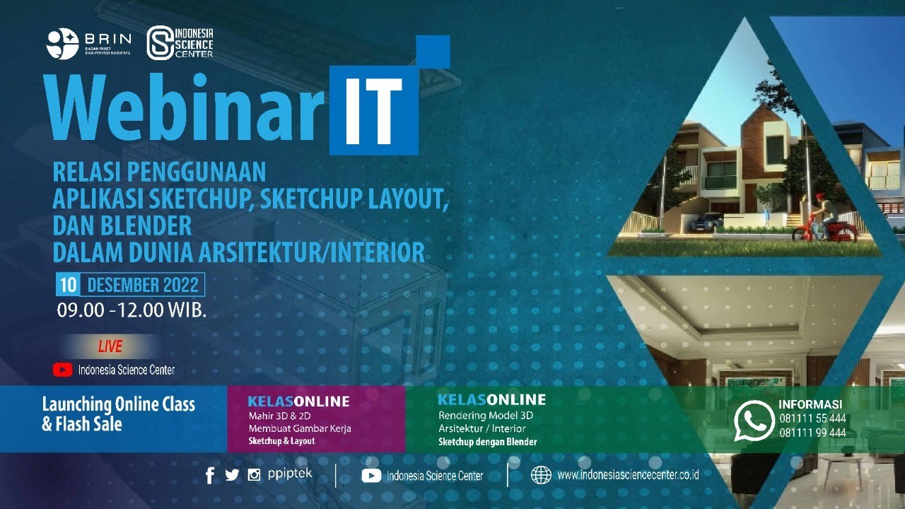 WEBINAR IT "Relasi Penggunaan Aplikasi Sketchup, Sketchup Layout dan ...