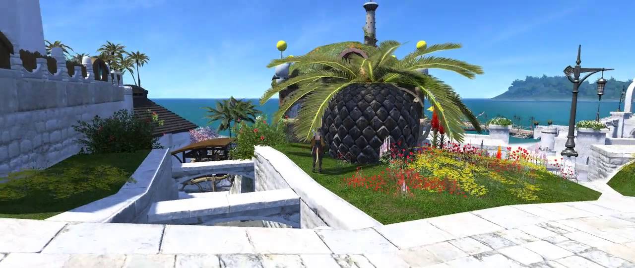 FFXIV Moogle House Xmas Outdoors Daytime - YouTube