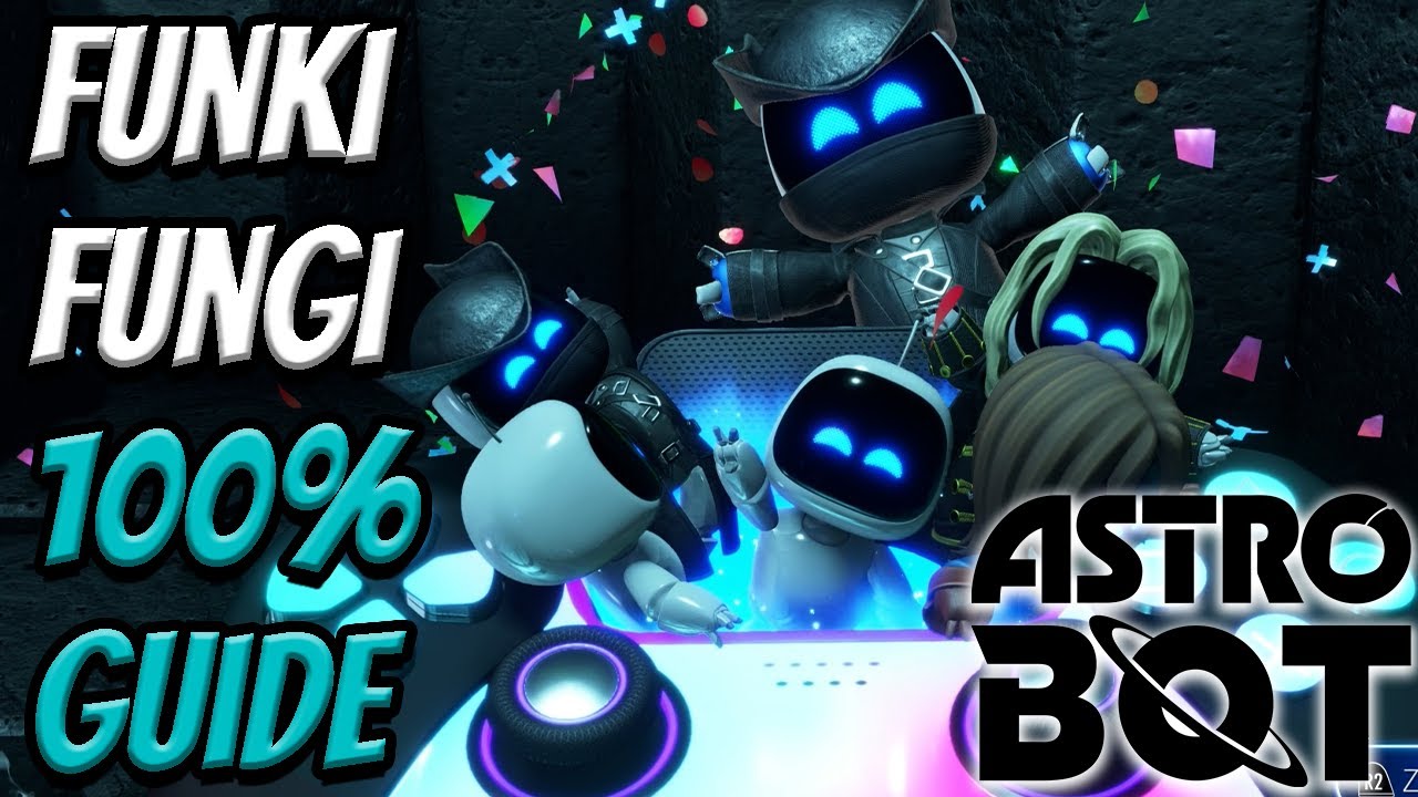 Funky Fungi Secret Level 100% Guide - All Bots & Puzzle Pieces | Astro ...