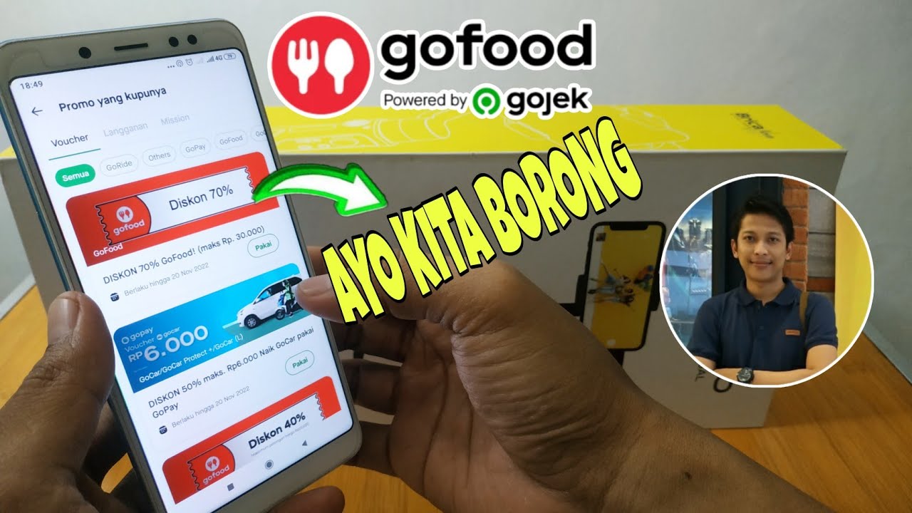 Cara melihat voucher promo di aplikasi GOJEK | Voucher GoFood/GoRide ...