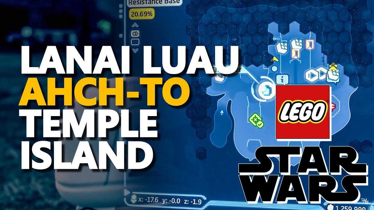 Lanai Luau LEGO Star Wars AHCH-TO Temple Island - YouTube