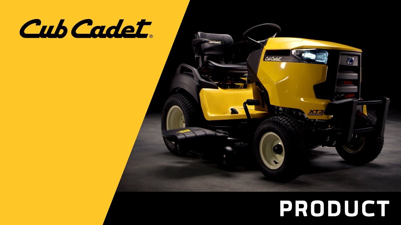 Cub Cadet | XT Series | XT3 lawn tractor with side discharge - YouTube