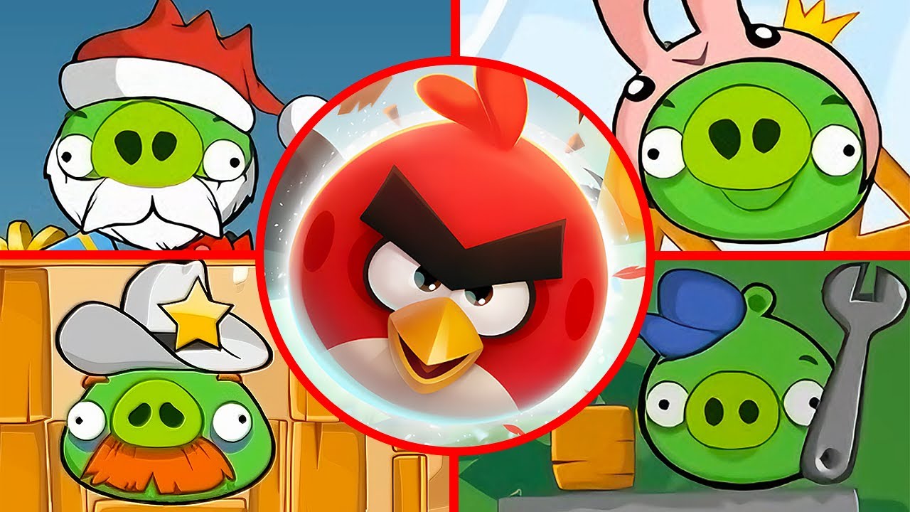Angry Birds The Texture-ening (1.5.0) - All Bosses (Boss Fight) - YouTube
