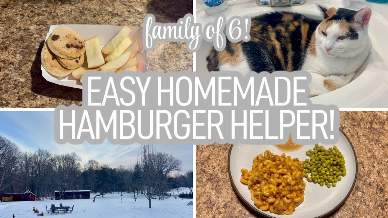 HOMEMADE HAMBURGER HELPER! - YouTube
