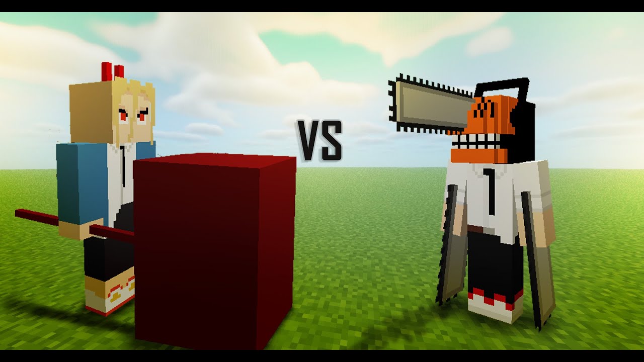 Denji VS Power | minecraft mod - YouTube