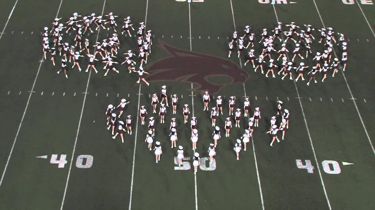 TXST Strutters ULL Halftime Performance - YouTube