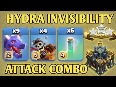 HYDRA INVISIBILITY IS OP | BEST TH17 ATTACK STRATEGY IN Clash of Clans ...