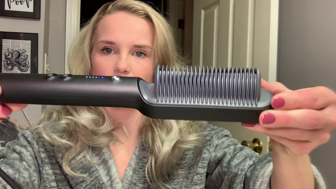 TYMO hair straightening comb unboxing! - YouTube