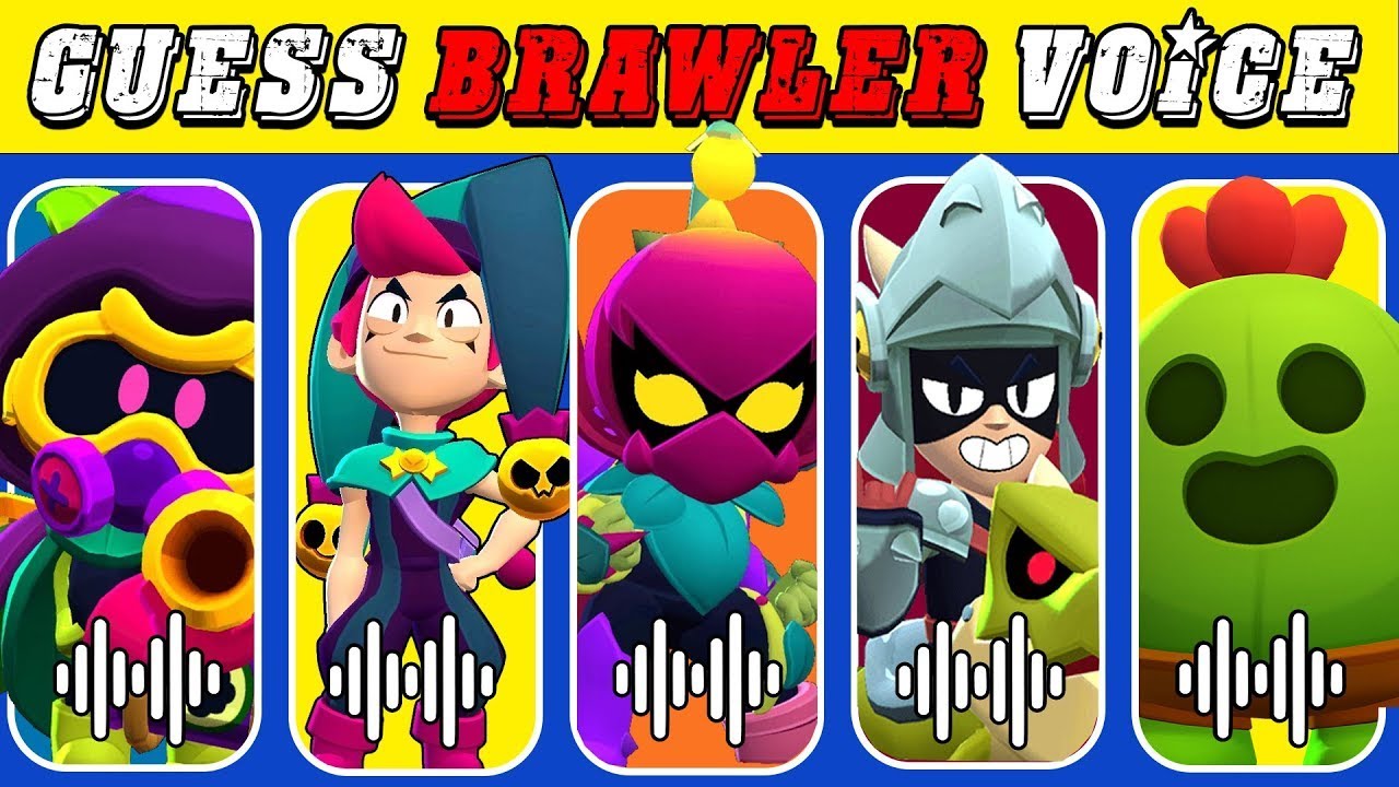 Guess The Brawler Quiz by Voice and Unlock Sound | ALL 48 Brawl Stars ...