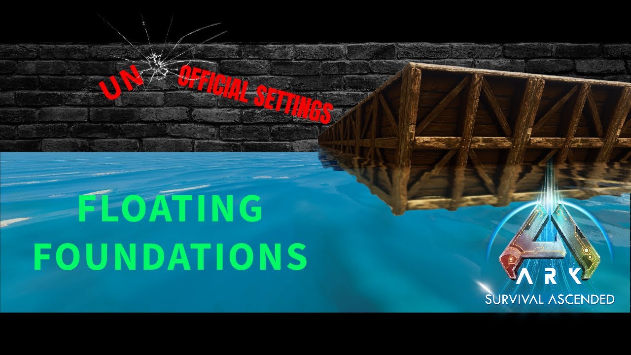 Floating foundations | Ark Survival Ascended | No longer possible - YouTube