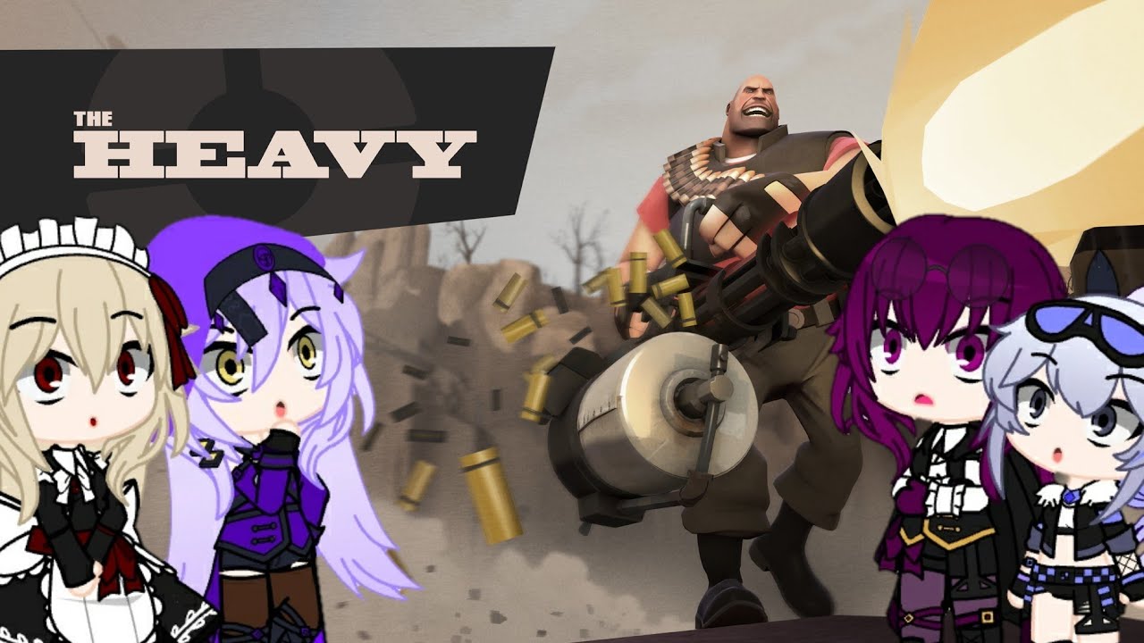 gacha anime girl reaction tf2 heavy :2 - YouTube