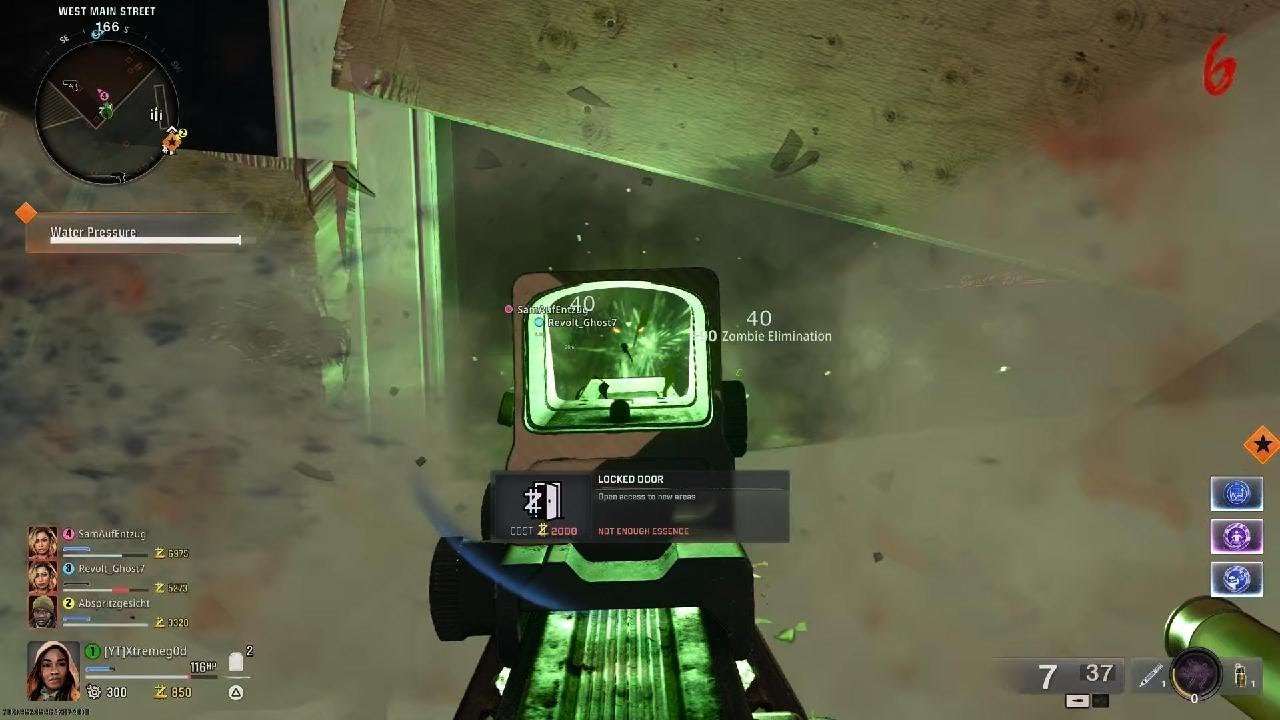 Black Ops 6 Zombies - Bullets go through bulletproof glass now ...