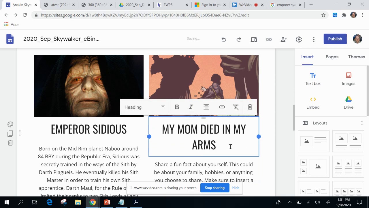 2020 Sep McNeal Avid eBinder stepFour AddTextAddImages - YouTube