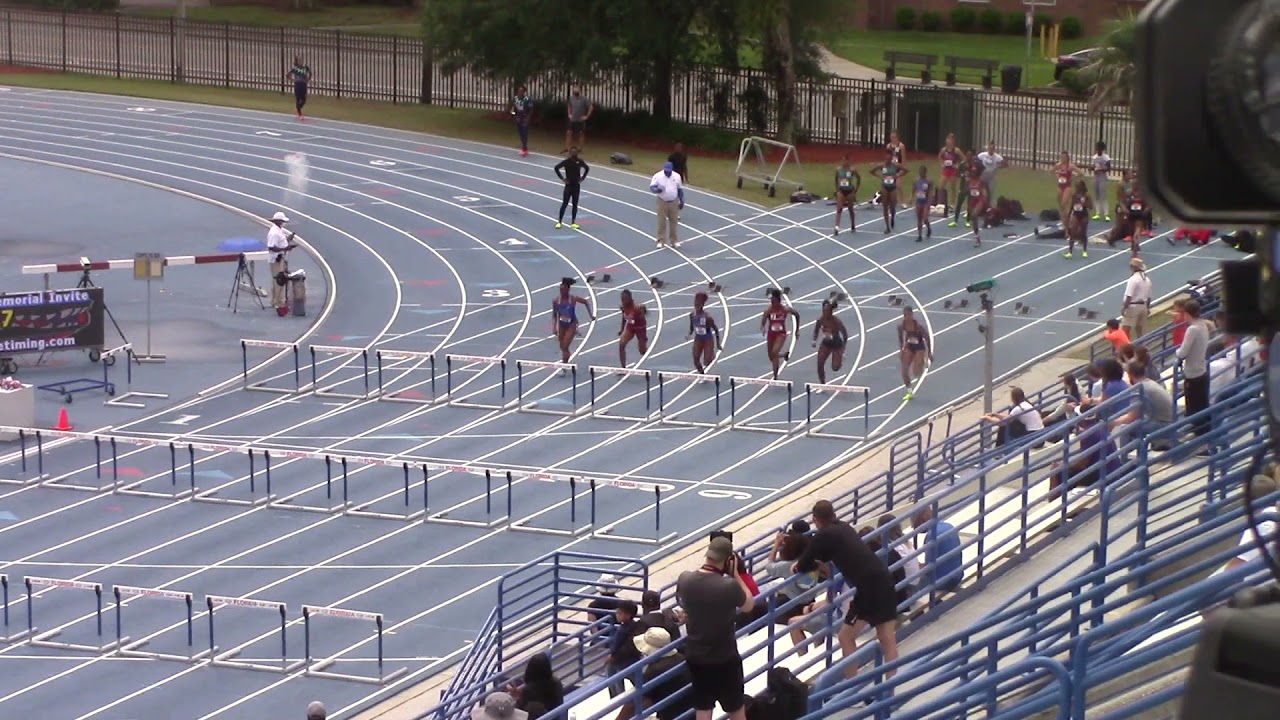 Grace Stark - Women's 100m Hurdles - 2021 Tom Jones Invite - YouTube