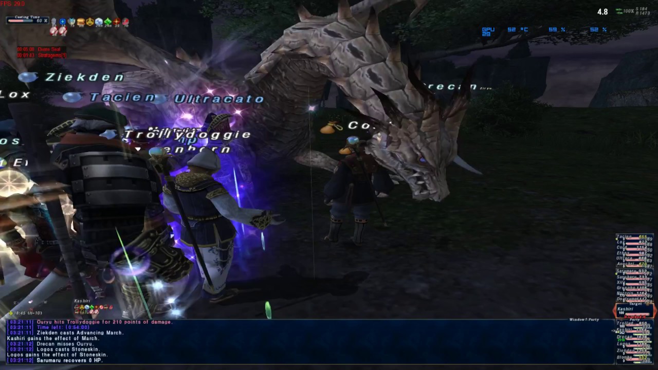 FFXI Ouryu ENM - HNMLS - 1/4 - YouTube