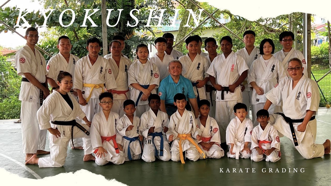 Kyokushin Karate Grading | Kyokushin Blue Belt Kata - YouTube