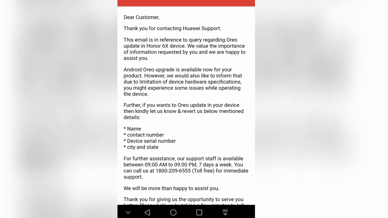 #Honor#6x#oreo Honor 6x Oreo Update | India |Finally Received | - YouTube