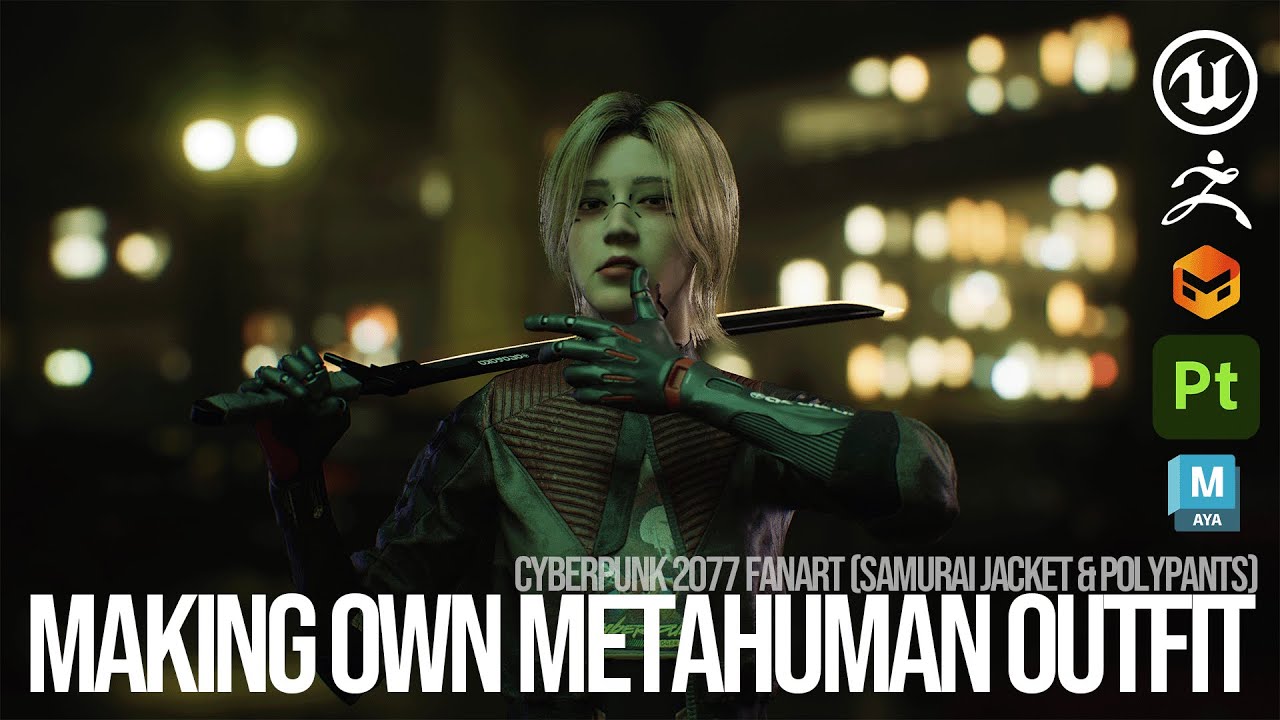 Making own metahuman outfit - YouTube
