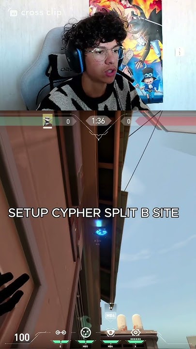 SETUP CYPHER SPLIT B SITE #shorts #setup #valorant #gaming - YouTube