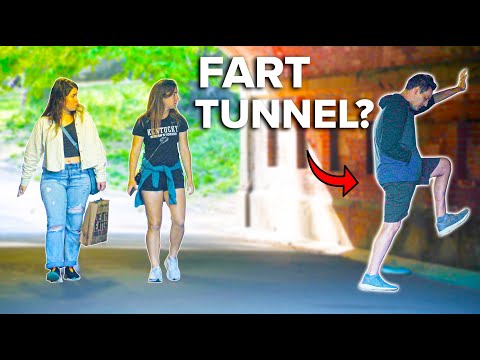 Funny WET FART Prank! Fart Tunnel of Doom!