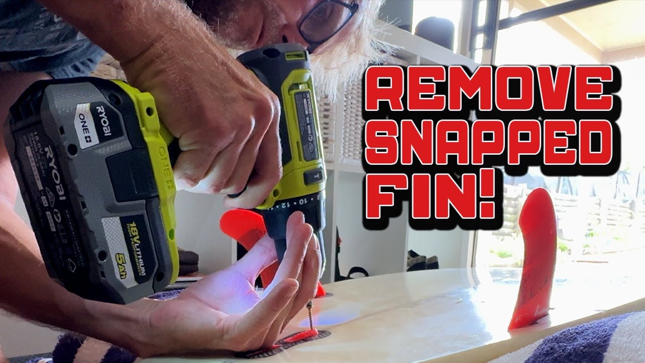 How to Remove a Snapped Surfboard Fin from the Fin Box – Easy Fix ...