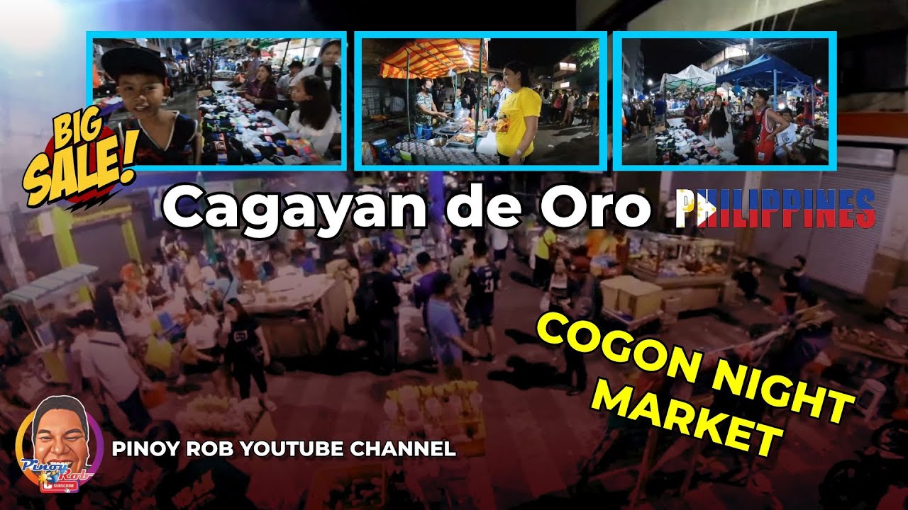 Cagayan de Oro, Cogon Night Market, Philippines - YouTube