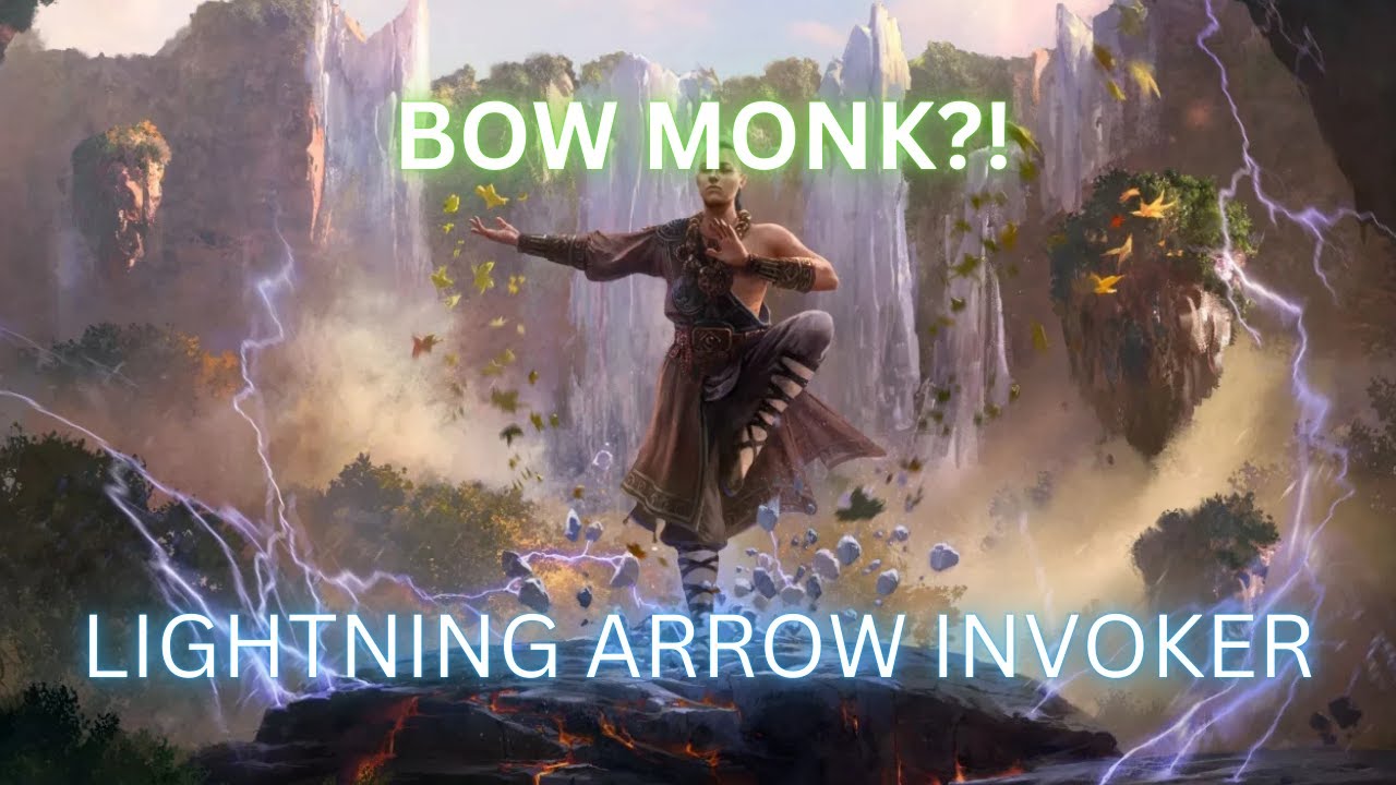 BOW MONK?! Lightning Arrow Invoker // Tanky Map Blaster - PoE 2 Build ...