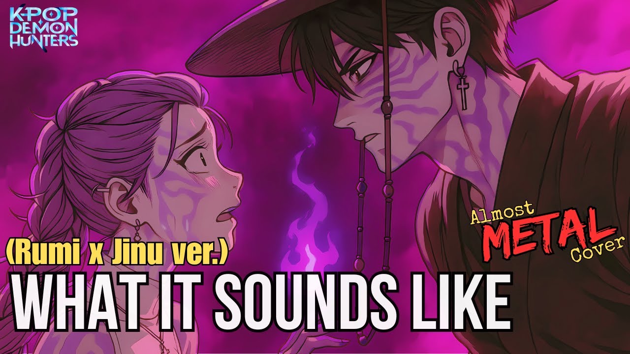 “What It Sounds Like” - Rumi x Jinu Ver. | Almost METAL Cover | K-pop Demon Hunters - YouTube