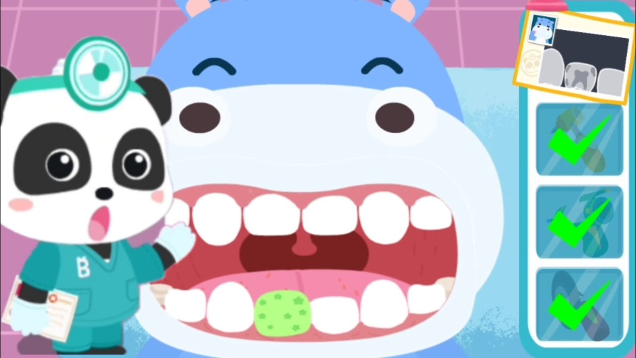 BabyBus Dentist 🦷 | Fix teeth and make kids smile 😊 | - YouTube