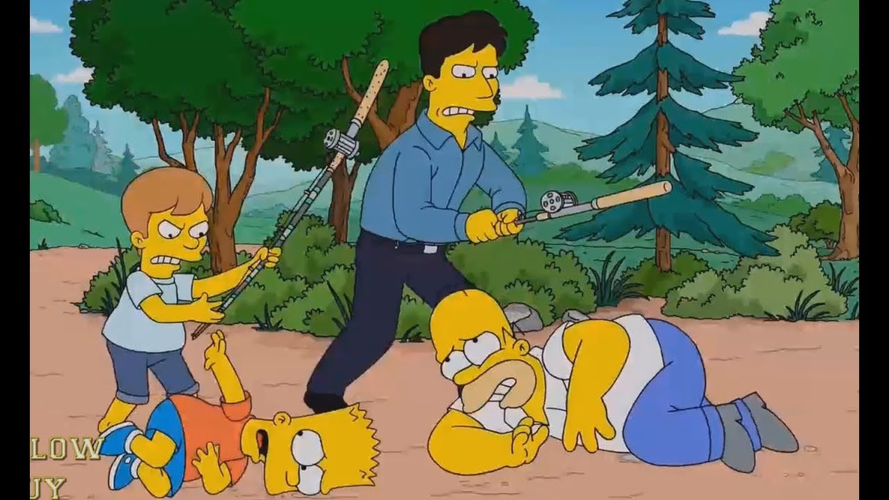 The Simpsons - Bart And Father Was Brutally Beaten! - YouTube