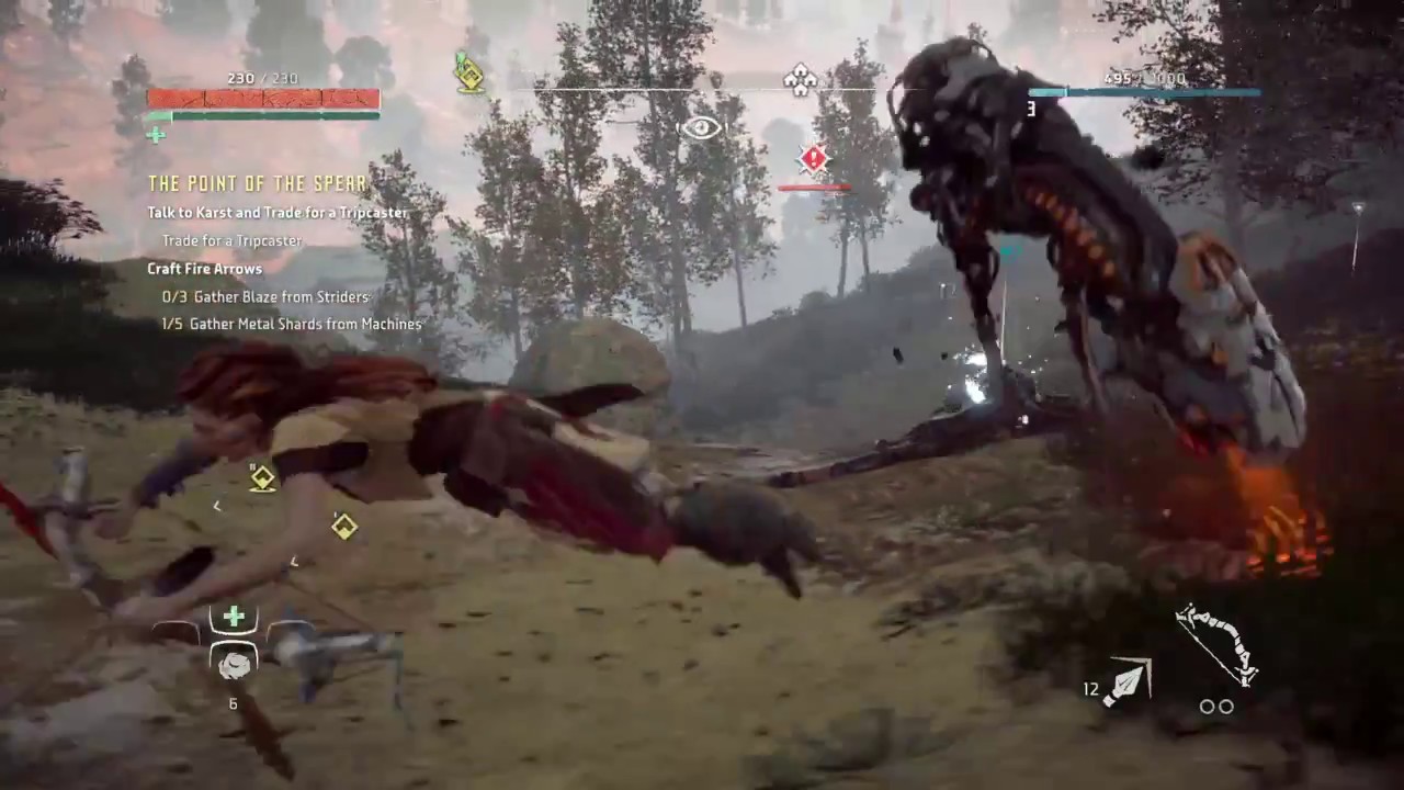 Horizon Zero Dawn - Watcher and Strider Hunts (Very Hard Difficulty ...