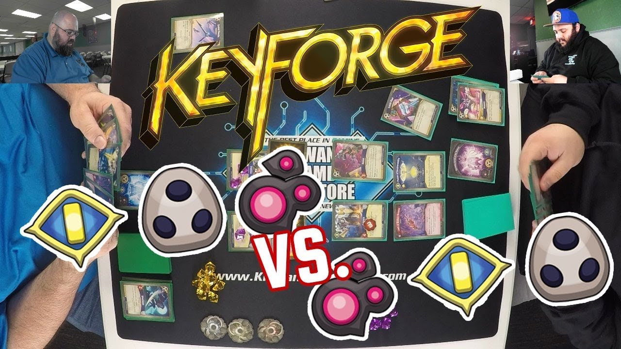 Keyforge Game Play - Two New Decks - YouTube