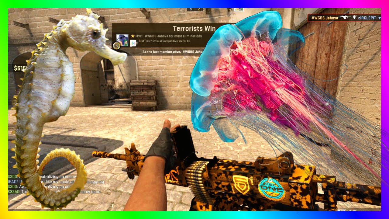 CS:GO Negev Clutch & Zeus Only Competitive! (CS:GO Competitive Funny ...